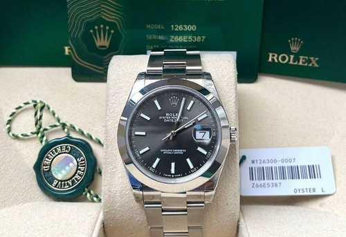 Rolex Datejust 41 Dark Rhodium 126300 Oyster