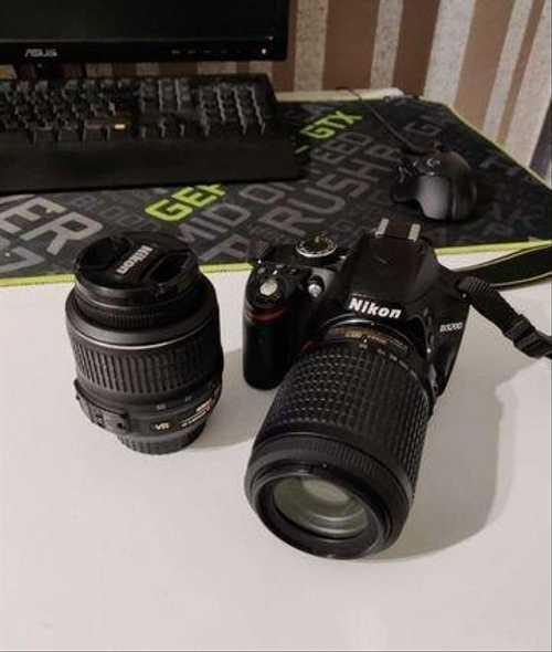 Зеркальный фотоаппарат nikon d3200 kit + 55-200