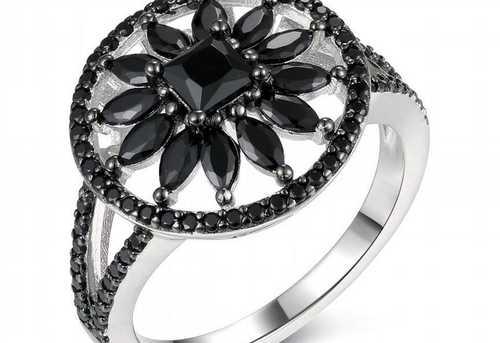 Серебряное кольцо с шпинелью «Цветок»