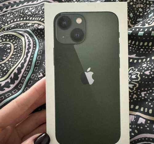 Коробка от iPhone 13 mini green