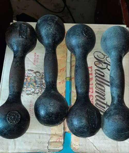 Гантели СССР по 2,5 кг