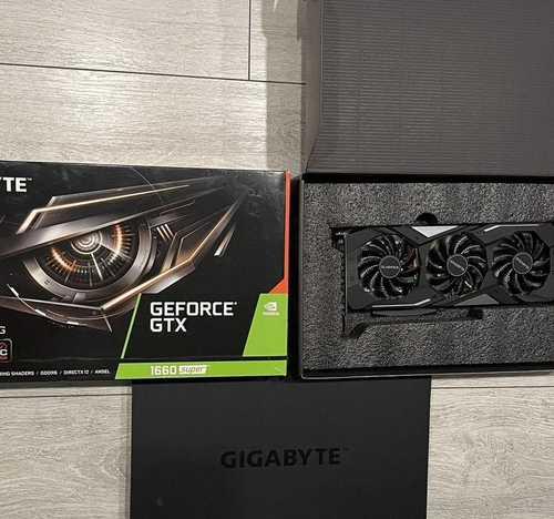 Видеокарта Gigabyte GTX 1660 super Gaming OC