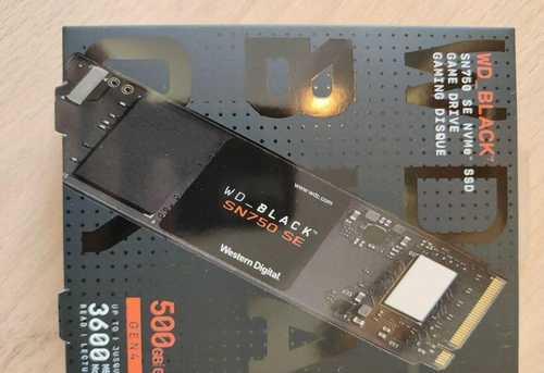 SSD WD Black 500GB M.2 NVMe новый