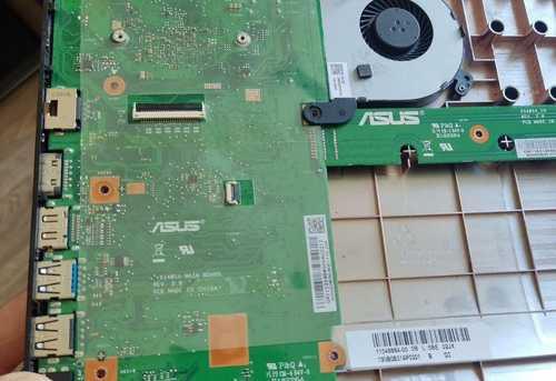 Мат.платы поддон, плата hdd,куллер Asus X540SA