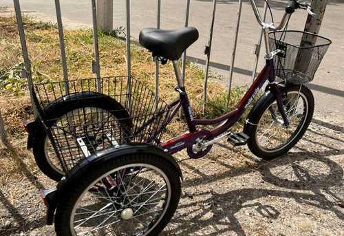 Легкий трехколесный велосипед для взрослых