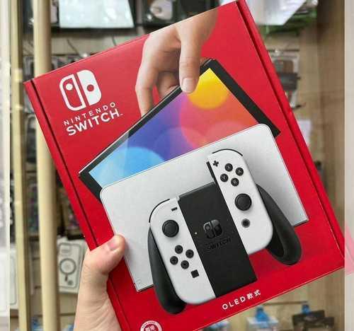 Приставка Nintendo Switch oled прошитая чип