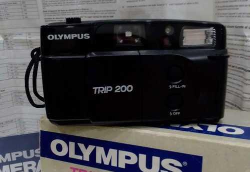 Olympus trip 200 Компактный плёночный фотоаппарат