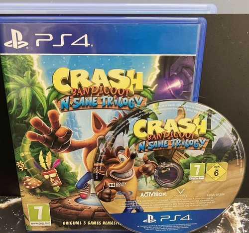 Crash Bandicoot N sane trilogy Ps4/Ps5