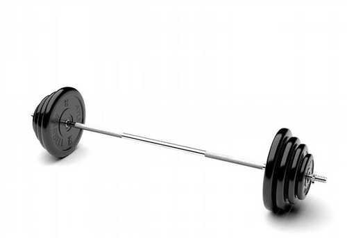 Штанга обрезиненная MB Barbell Atlet 110кг