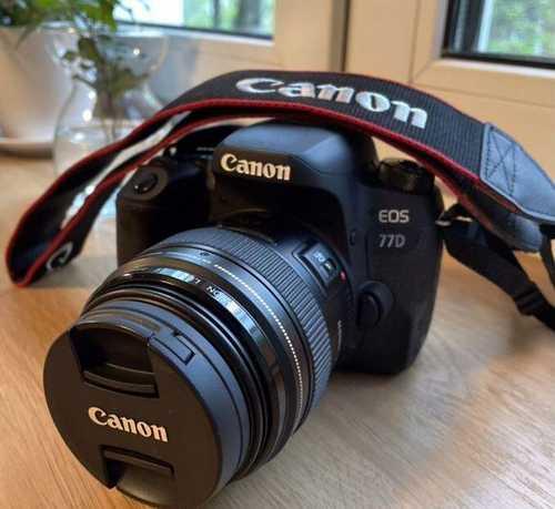 Камера Canon EOS 77D,EF 85mm 1.8(пробег1727)
