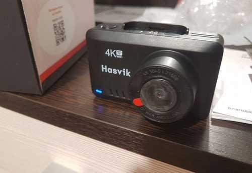 Видеорегистратор 4k Hasvik DVR S16+камера заднего