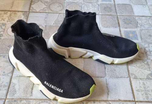 Текстильные кроссовки Speed Balenciaga