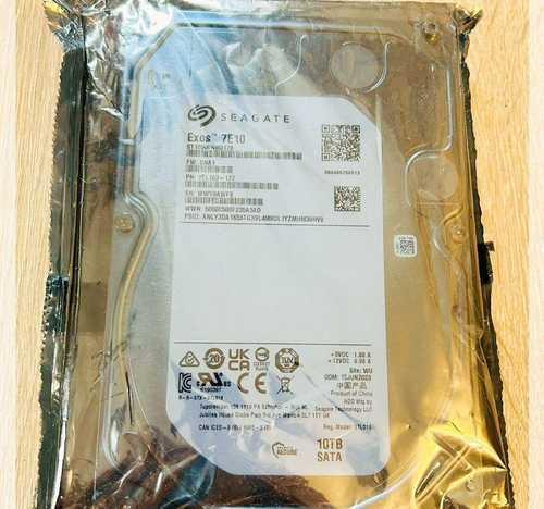 Жд Seagate Exos 7E10 ST10000NM017B, 10Tб