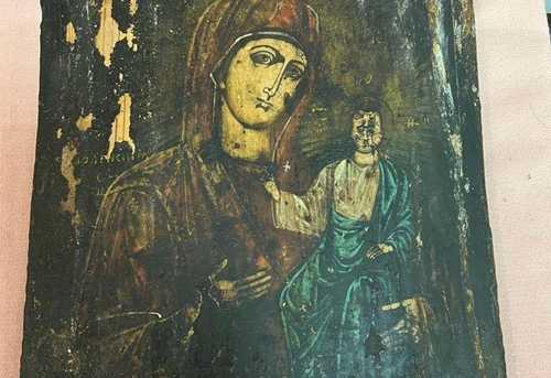 Икона старинная Смоленская Пресвятая Богородица