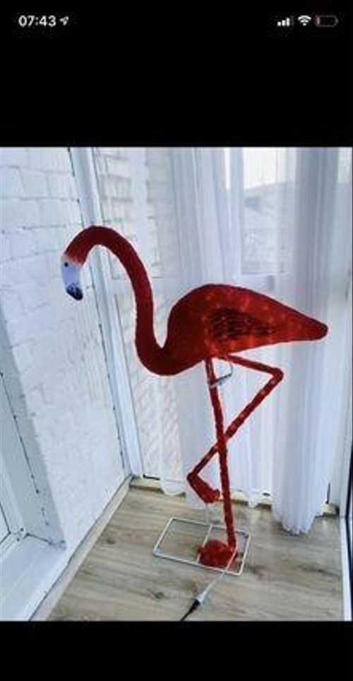 Декорация для сада фламинго