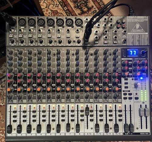 Микшерный пульт behringer xenyx 2222fx