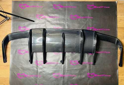 Диффузор заднего бампера mercedes W218 карбон