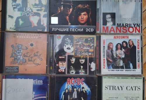 CD компакт диски музыка, поп, рок