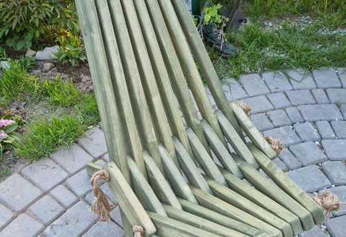 Кресло садовое шезлонг складное