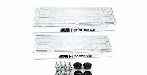 Рамка номер. знака M-Performance 2 шт. + крепление