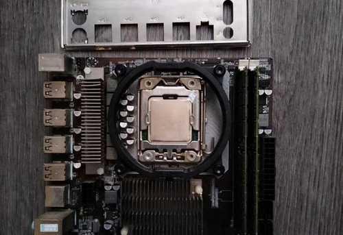 Плата Koloe X58 + intel xeon X5675 + 16GB DDR3