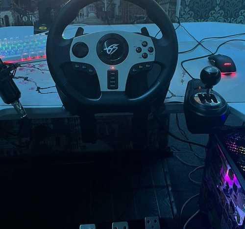 Игровой руль dexp wheelman pro gt