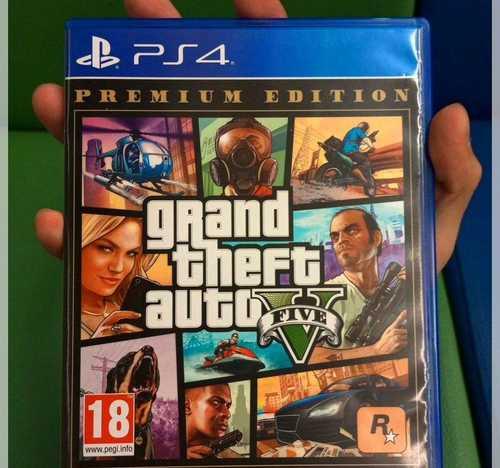 GTA 5 Premium Edition диск на ps4/ps5