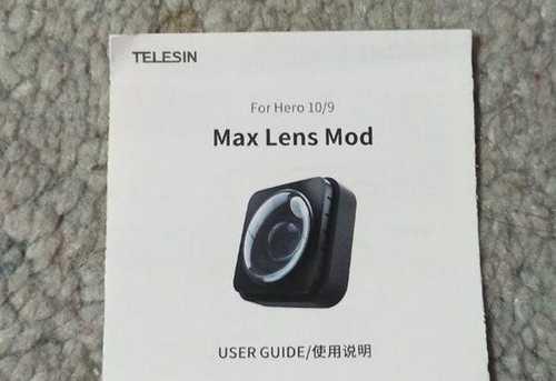 Gopro max lens mod telesin