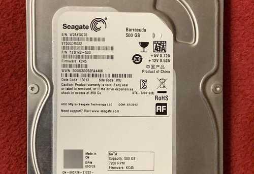 Жесткий диск 3.5" Seagate 500Gb, st500dm002
