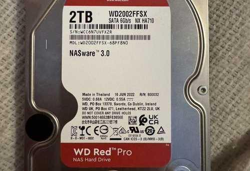 Жесткий диск WD Red Pro 2 тб WD2002ffsx