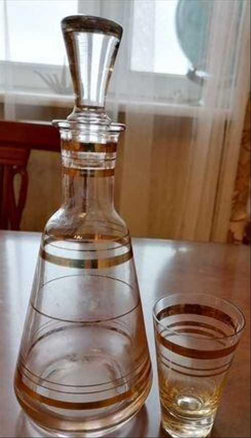 Графинчик с рюмкой СССР