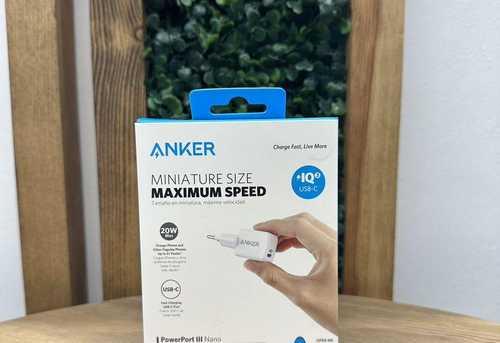 Зарядное Anker PowerPort 3 Nano 20W USB-C