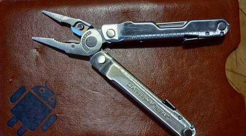 Мультитул leatherman rebar полированая сталь