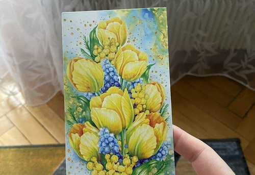 Подарочные конверты для денег, открытки