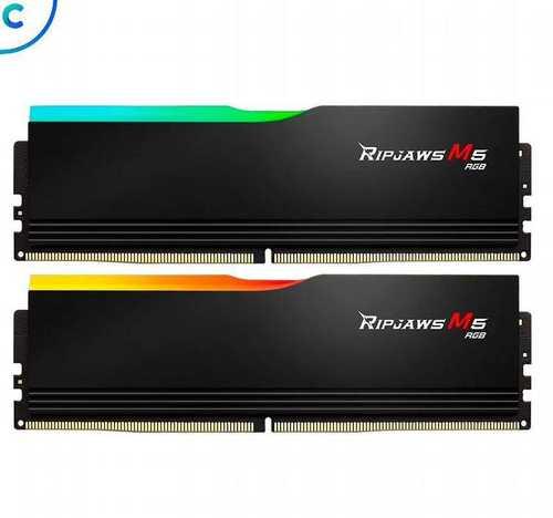 Оперативная память DDR5 32GB (2x16GB) 6000MHz CL36 G.Skill ripjaws M5 RGB Black