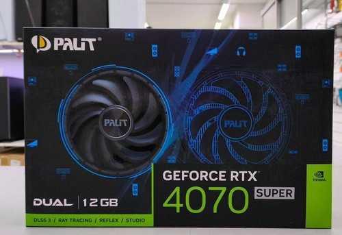 Видеокарта Palit RTX4070 super dual 12Gb