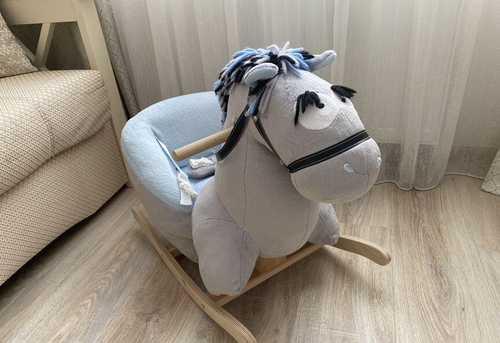 Качалка детская лошадка с сиденьем