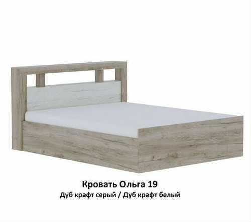 Кровать Ольга 19 (160х200)
