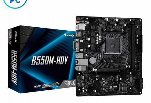 Материнская плата AM4 ASRock B550M-HDV