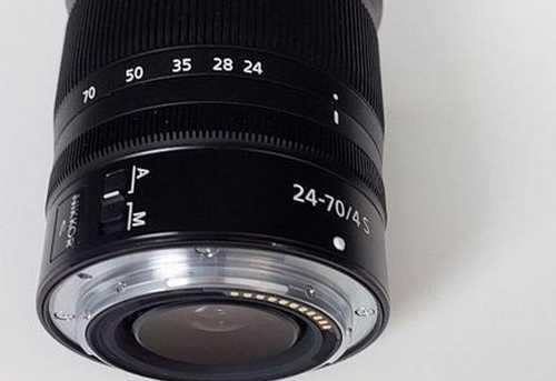 Объектив Nikon Nikkor Z 24-70/4S