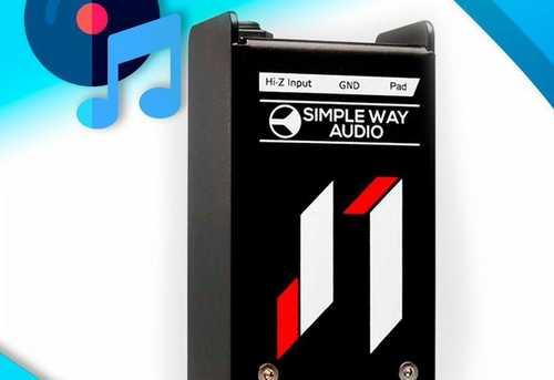 Активный DI-Box, одноканальный Simple Way Audio J2