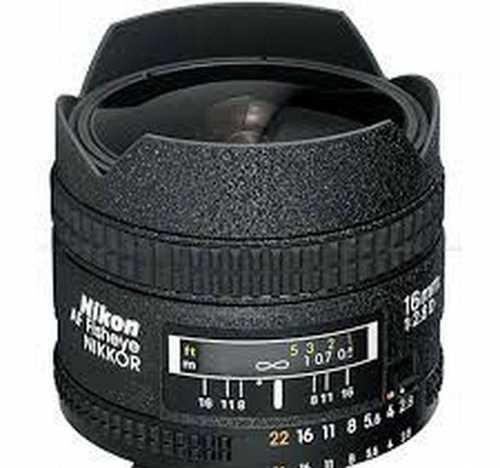 Объектив Nikon 16mm f/2.8D AF Fisheye-Nikkor Nikon