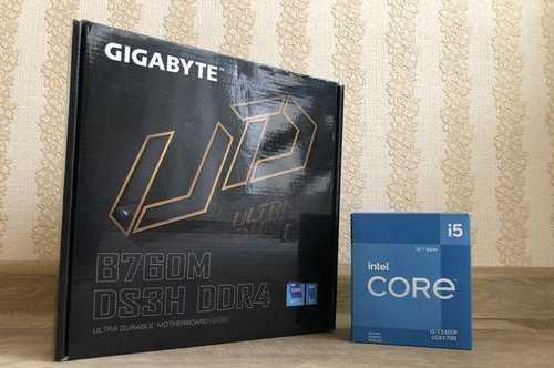 I5 12400 (box), B760 Gigabyte Новый комплект обмен