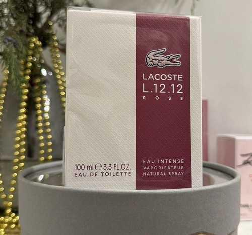 Lacoste 12.12 rose intense 100мл оригинал парфюм