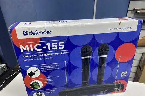 Набор беспроводных микрофонов defender mic-155