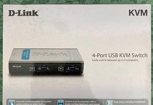 4-портовый KVM-переключатель с портами VGA и USB