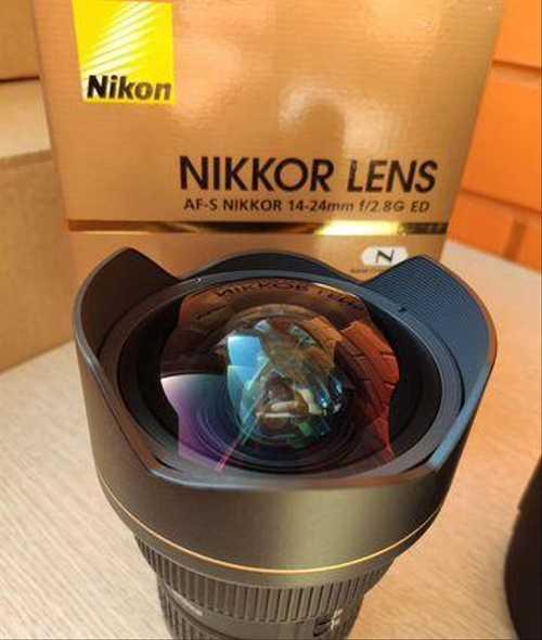 Объектив Nikon nikkor 14–24mm f/2.8G ED AF-S zoom