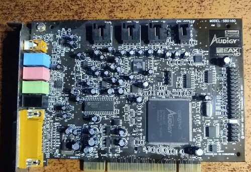 Creative sound blaster Audigy SB0160 PCI