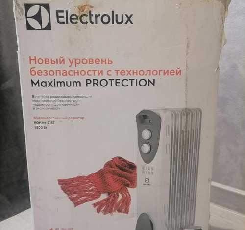 Масляный обогреватель electrolux новый