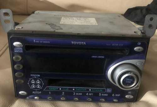 Магнитола 2din тойота (проц.) CD changer на 6дискв